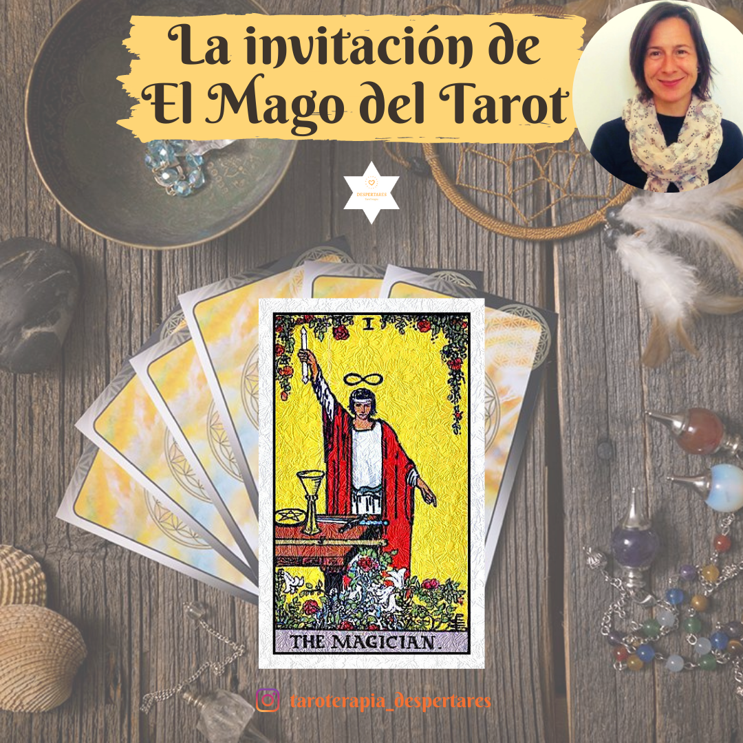 🔮 Invitación de El Mago del tarot - TaroTerapia Despertares